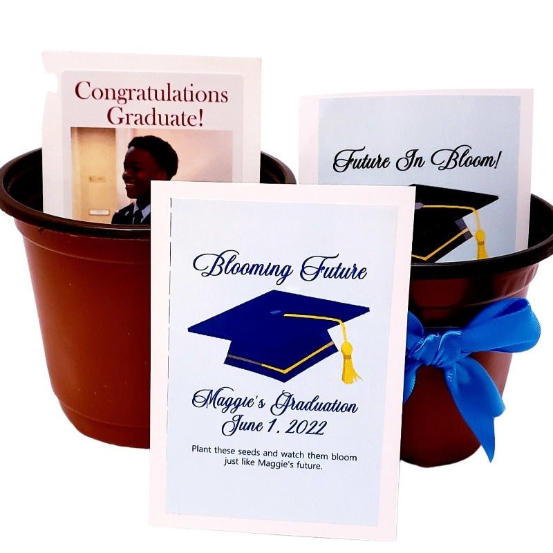 Personalized Graduation Party Seed Packet Favors Many Options - Favors ...