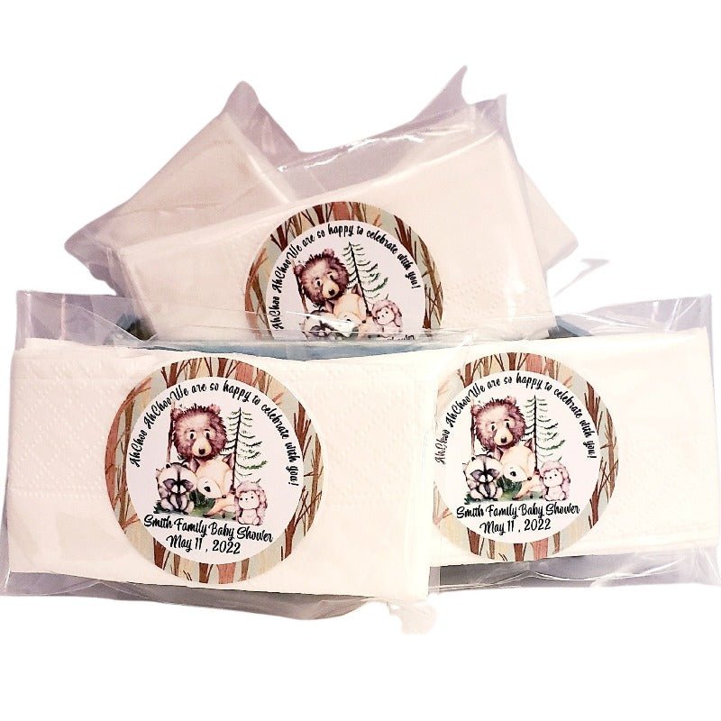 Personalized Wedding Tissue Packet Favors - Favors Today